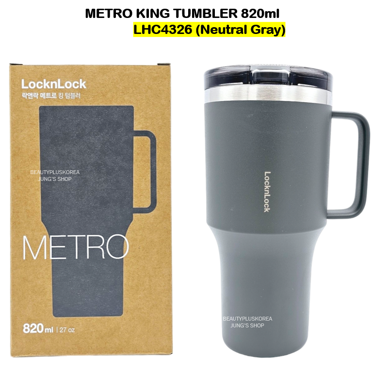 [LOCKnLOCK] METRO KING TUMBLER 820ml LHC4326 lock&lock | Shopee Malaysia