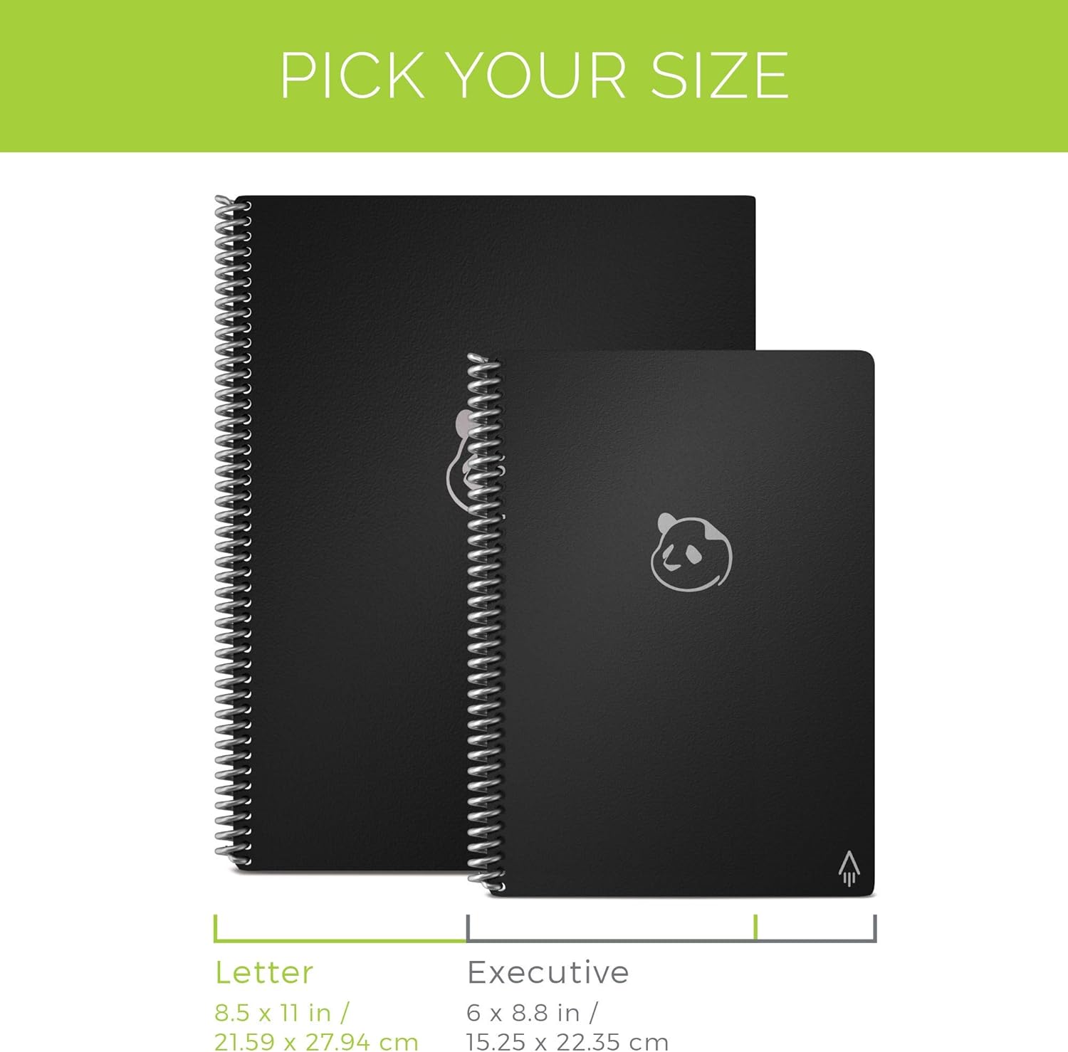 Rocketbook Panda Planner - Reusable Academic Planner with 1 Pilot ...