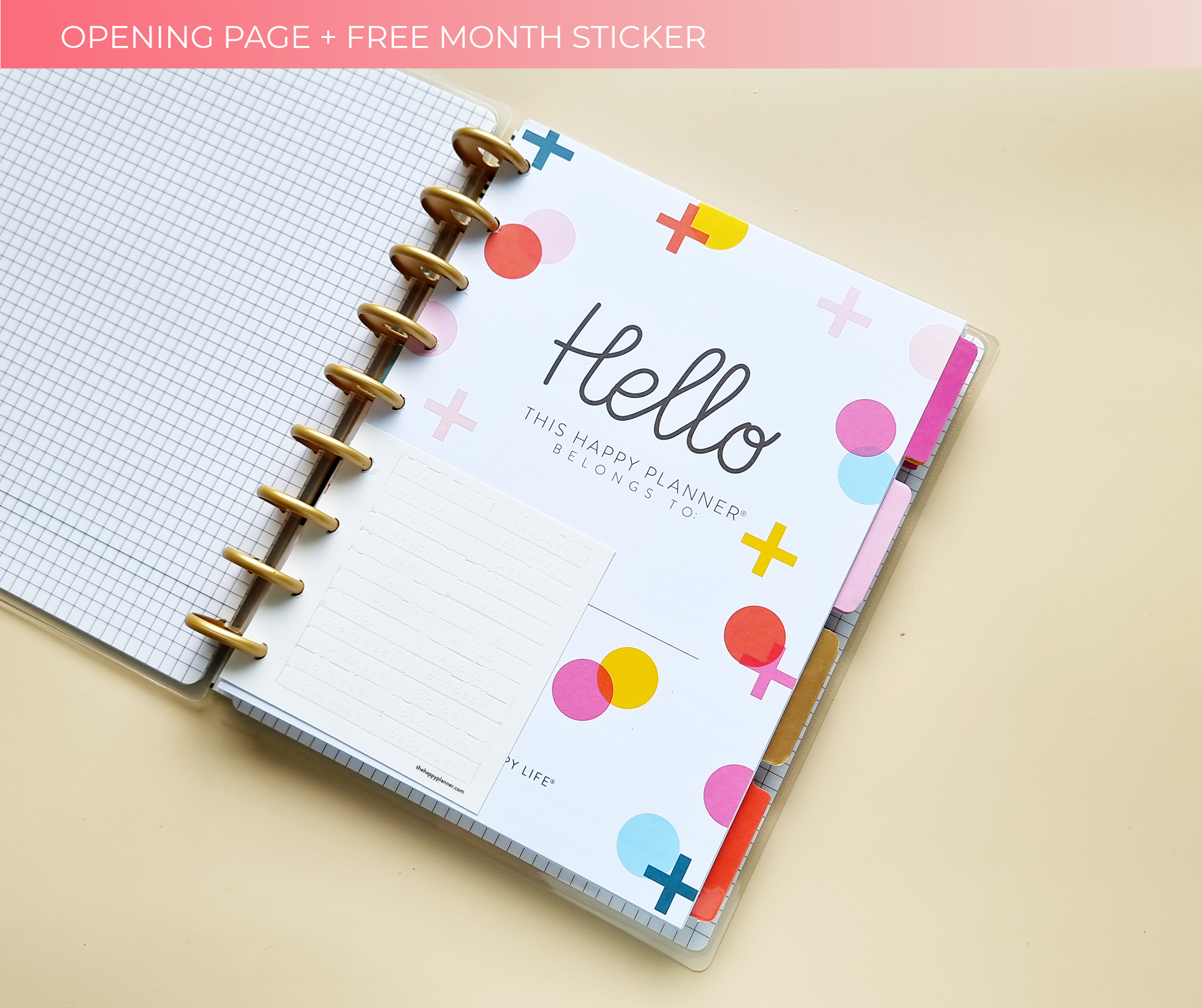 (UNDATED) Classic Discs Bound Planner - Vertical Layout | Shopee Malaysia