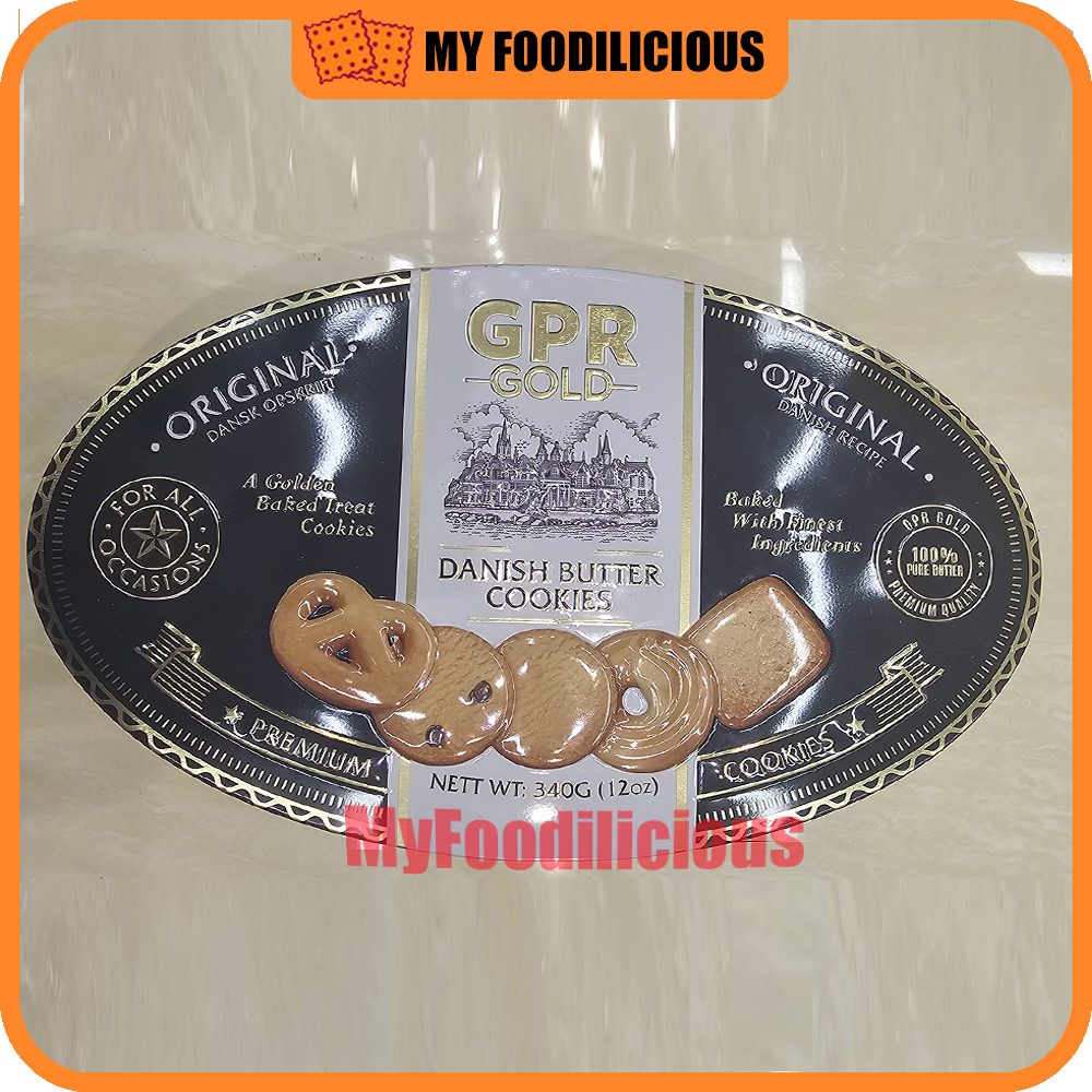 GPR Butter Cookies Gold 340g Hari Raya Malay Muslim Hari Raya Aidilfitri | Shopee Malaysia