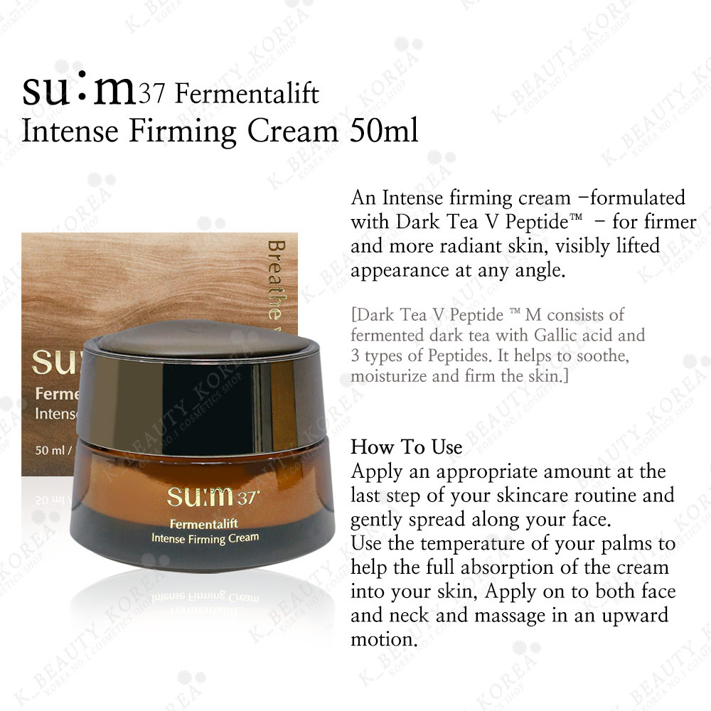 [SU:M37] SUM37 Fermentalift Intense Firming Cream 50ml / Moisturizer Lifting Firming [KOREA ...