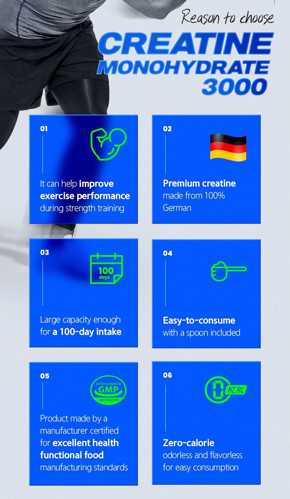 [CALOBYE] Creatine Monohydrate 3000 | Shopee Malaysia