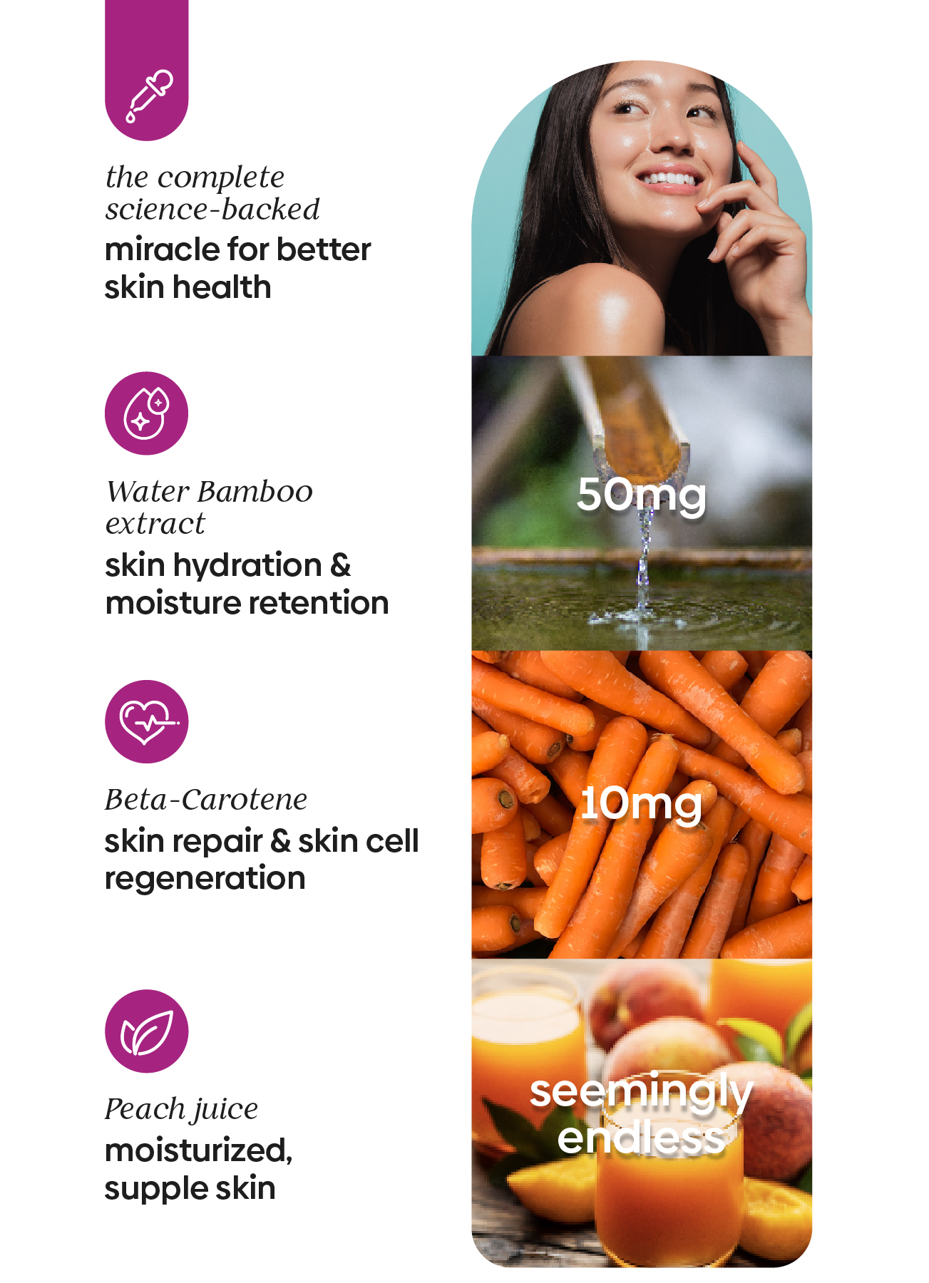 Purest Co Marine Collagen Peptides - Collagen Supplement For Skin, Hair ...