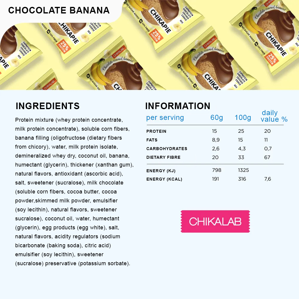 HALAL CHIKALAB CHIKAPIE Chocolate Covered Protein Cookie 9 Pack Build ...