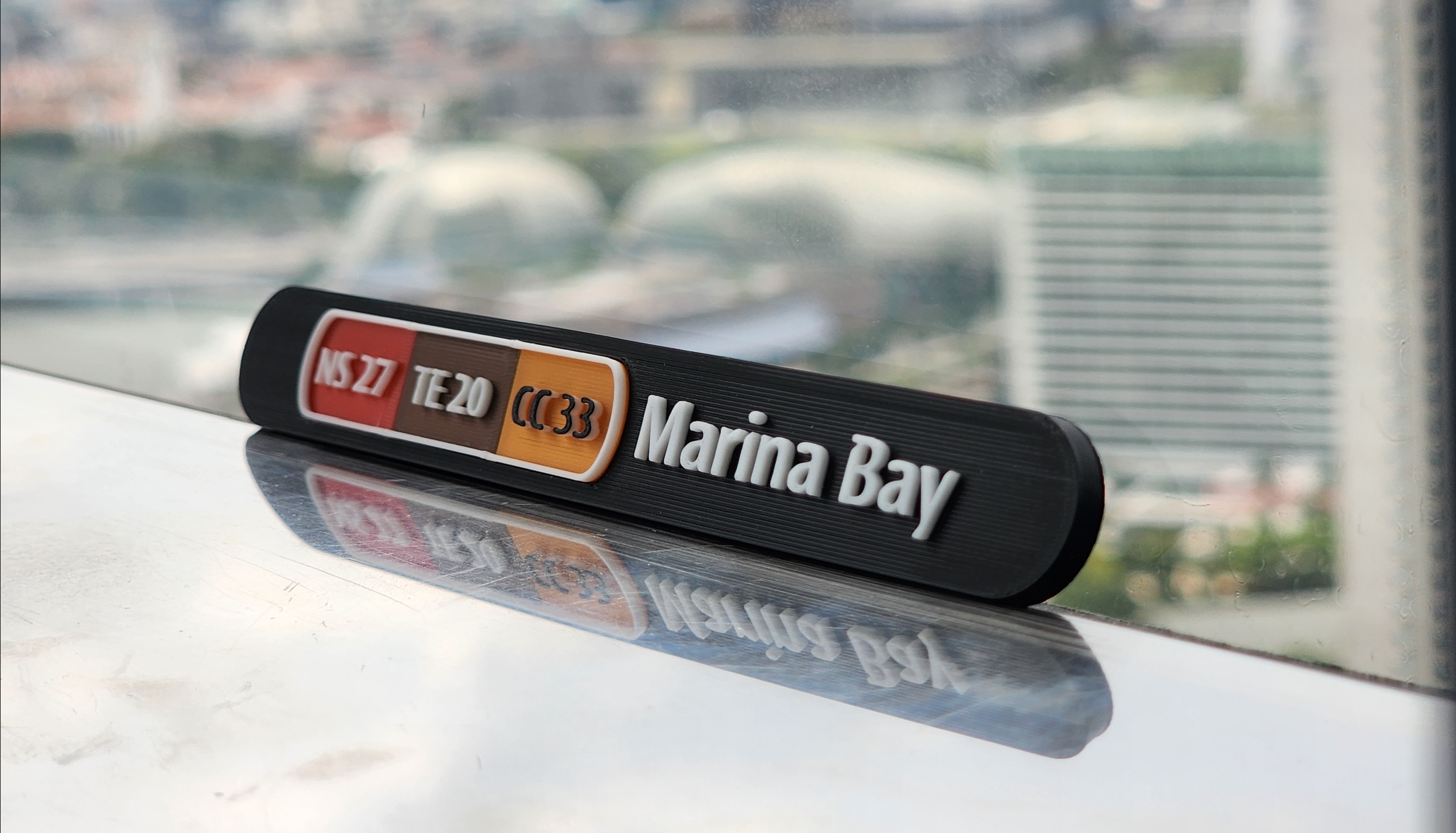 Brown Line Stations (TEL) Thomson-East Coast Line MRT Keychains ...