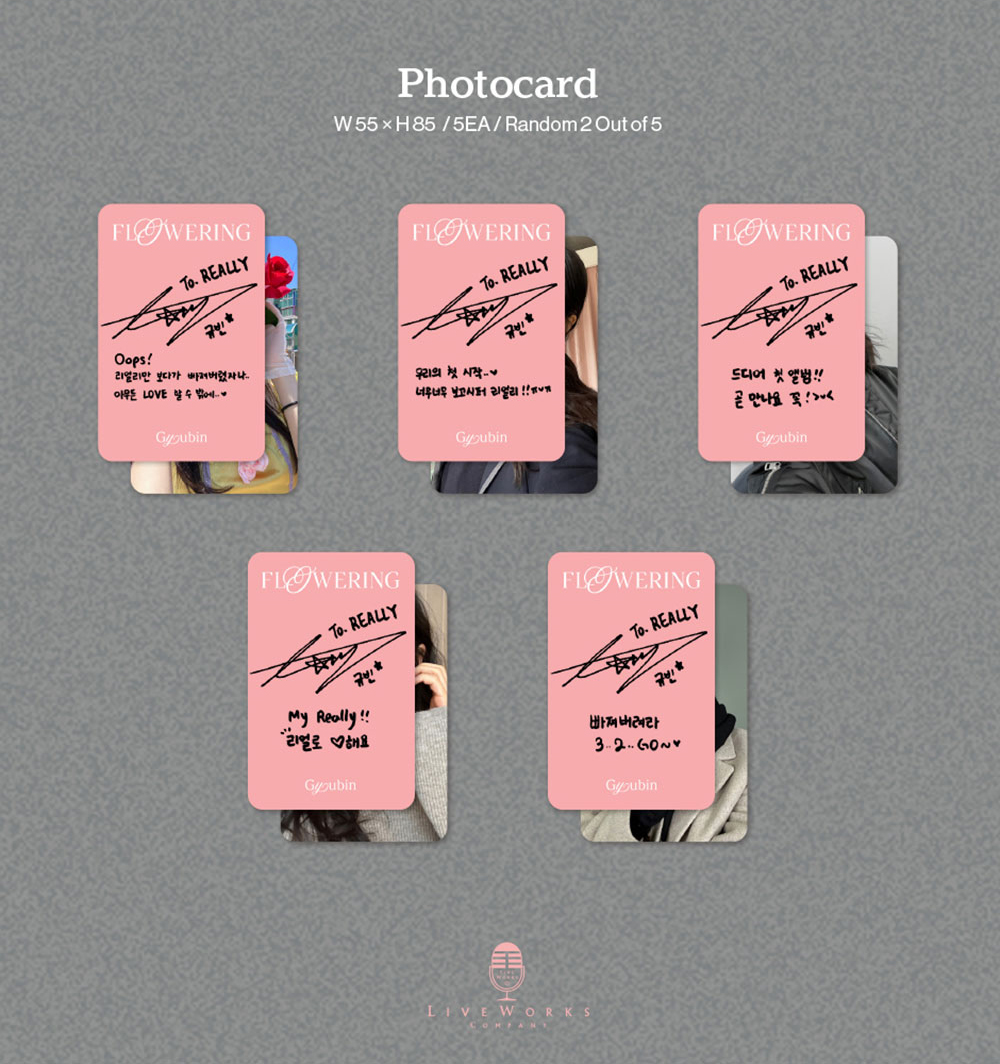 Gyubin [FLOWERING] 1st Mini Album (26th Feb.2025) | Shopee Malaysia