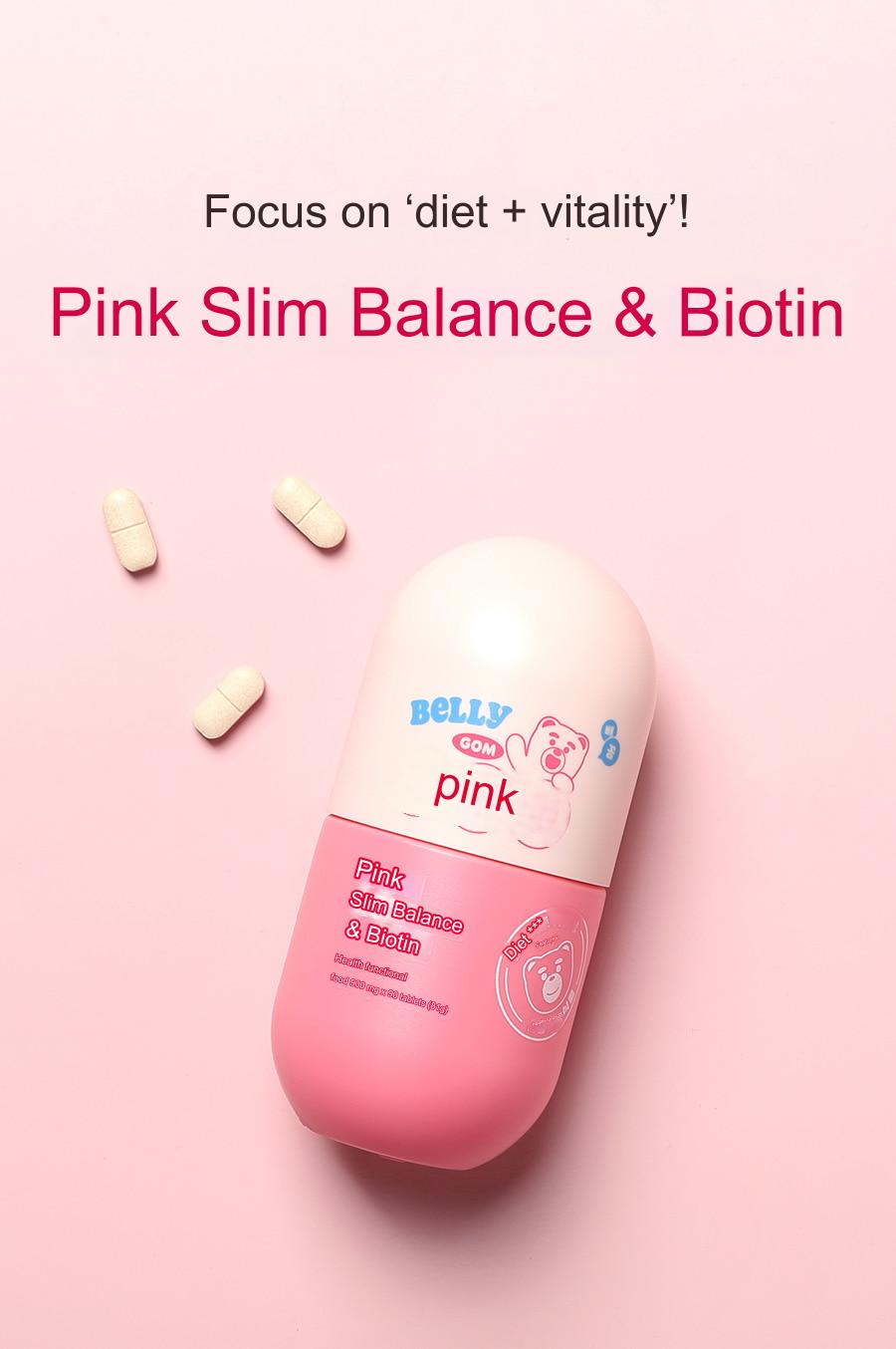 GRN Bellygom Slim Balance Pink & Green 5box (HCA/ Catechin/ Fat CUT ...