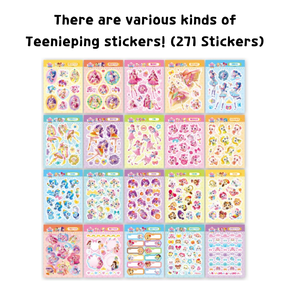 Catch Teenieping Season 4 Cutie Sticker Book Teenieping Sticker Diary ...