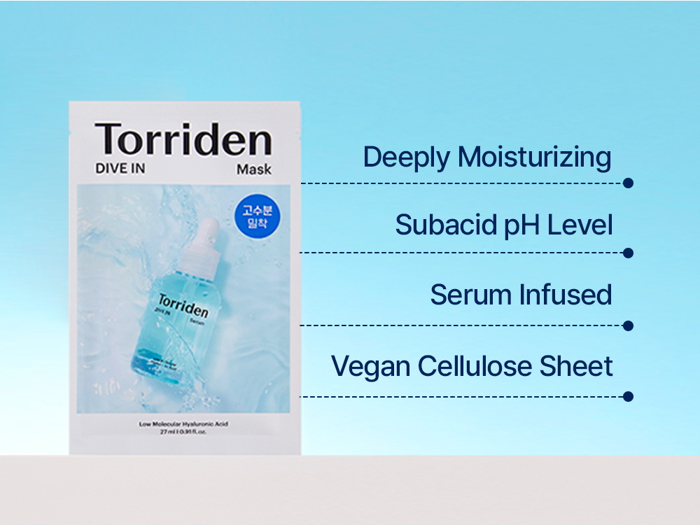 [Torriden Official] DIVE IN Low Molecular Hyaluronic Acid Facial Serum ...