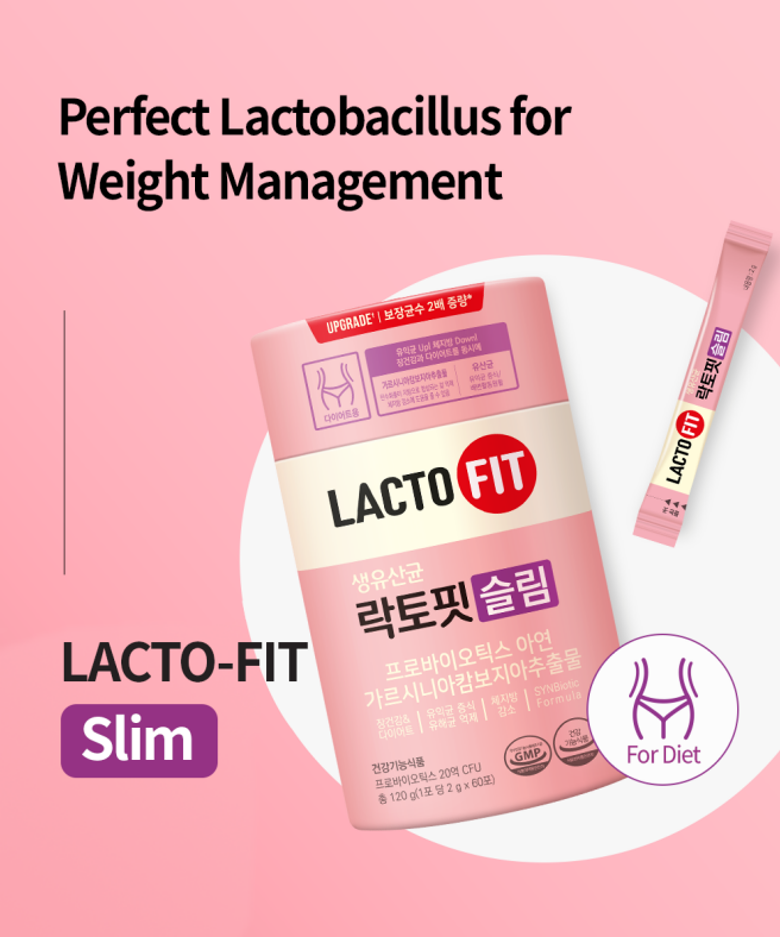 LACTO-FIT Slim, Diet Probiotics from Korea (2g x 60sticks) | Shopee ...