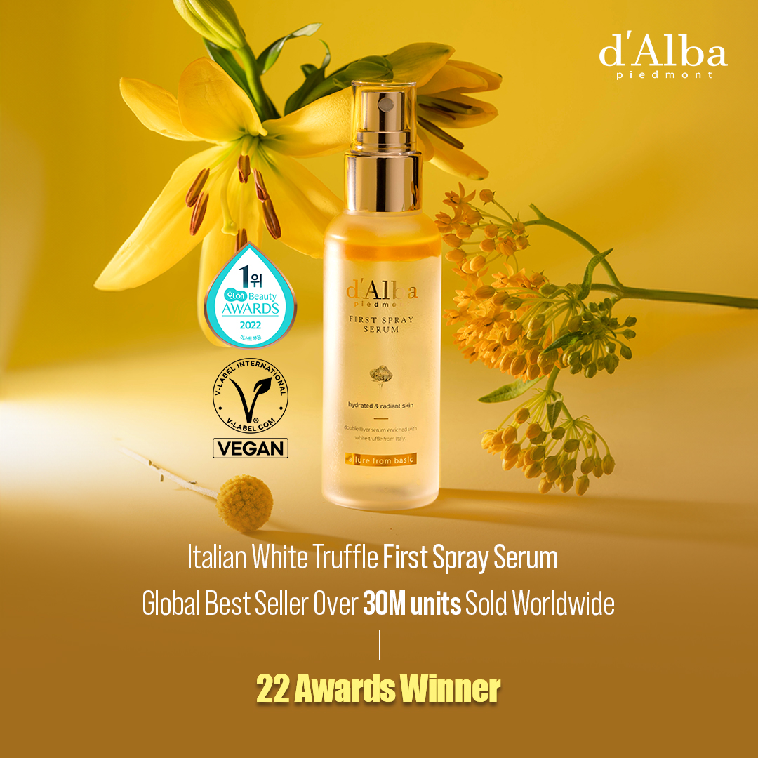 [Official] d'Alba Store Italian White Truffle First Spray Serum 100ml (Vegan) ,Premium Mist ...