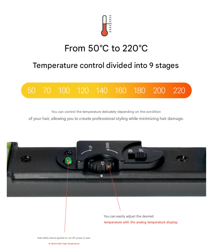 Oi-Tech Lusipi Green Moisture Hair Straightener | Shopee Malaysia