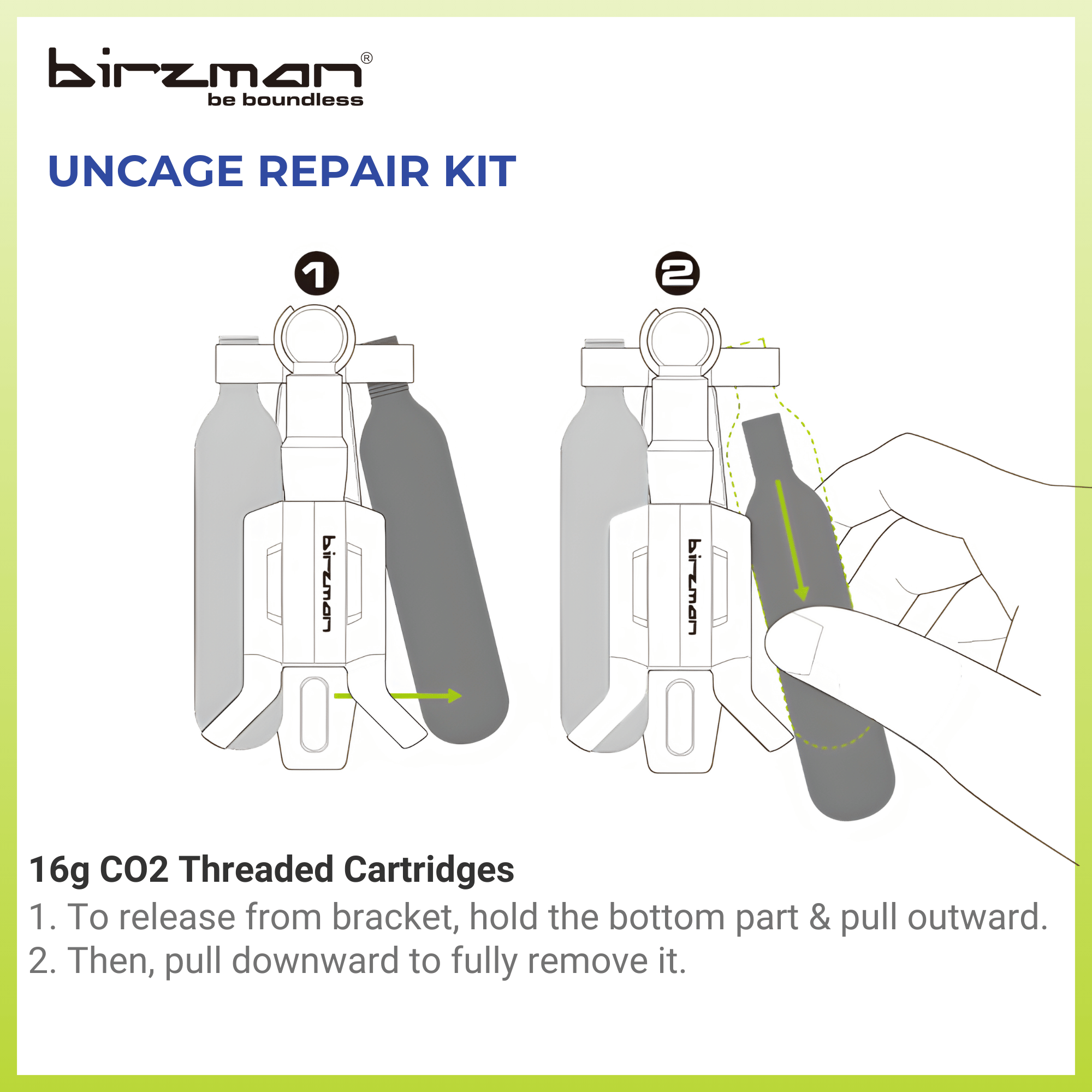 Birzman Uncage Repair Kit (CO2 Inflator Kit) | Shopee Malaysia