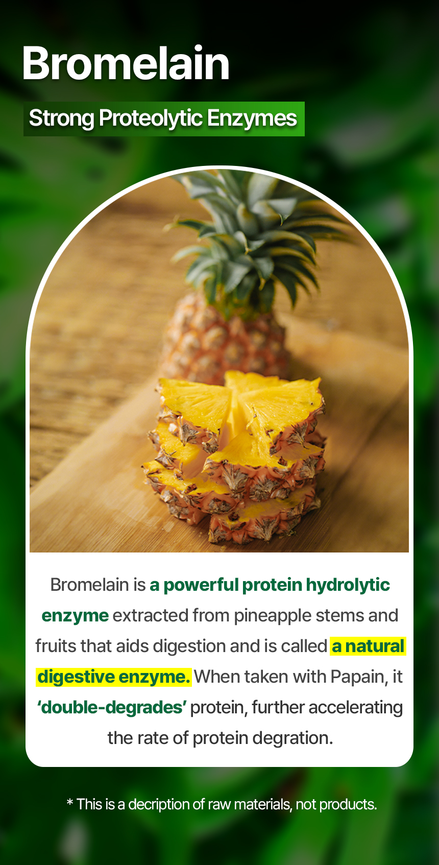 [GGMG] Bromelain Pineapple Enzyme Papain Quercetin Premium Tablets ...