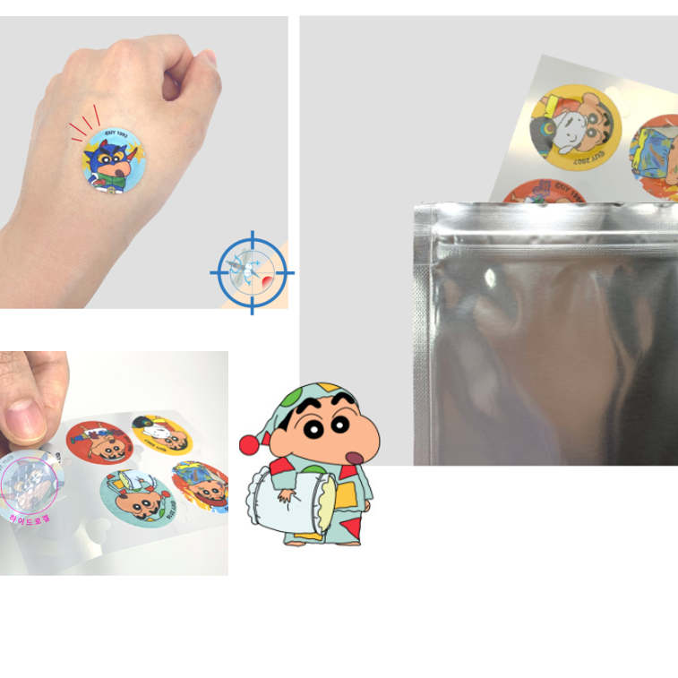 [CRAYON SHIN CHAN] Sticker band patch fashion sticker Anti-Mosquito ...
