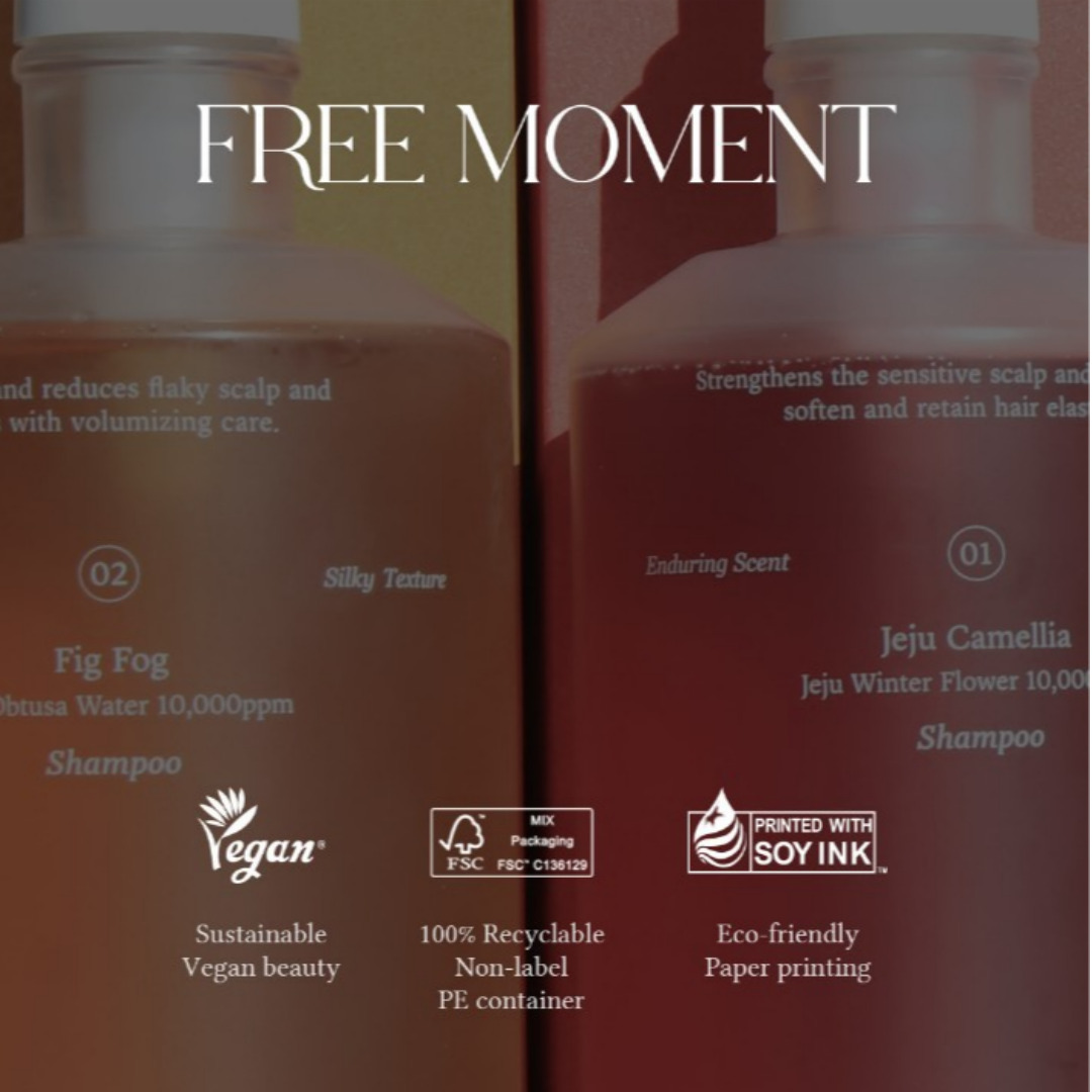FREE MOMENT Refresh Moment Perfume Shampoo Treatment SET with Jeju ...