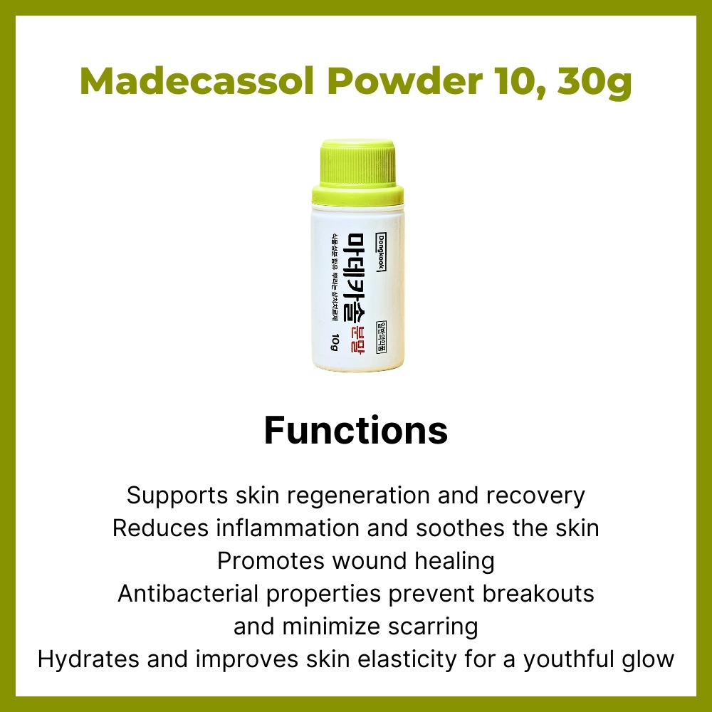 Madecassol Powder – Centella Skincare for Face & Body | 10g / 30g ...