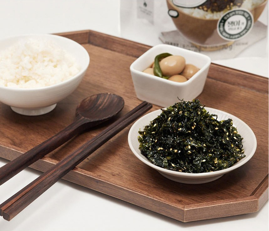 JidoPyo Premium Korean Crispy Laver Flakes 80g x 4 – Seasoned Seaweed ...