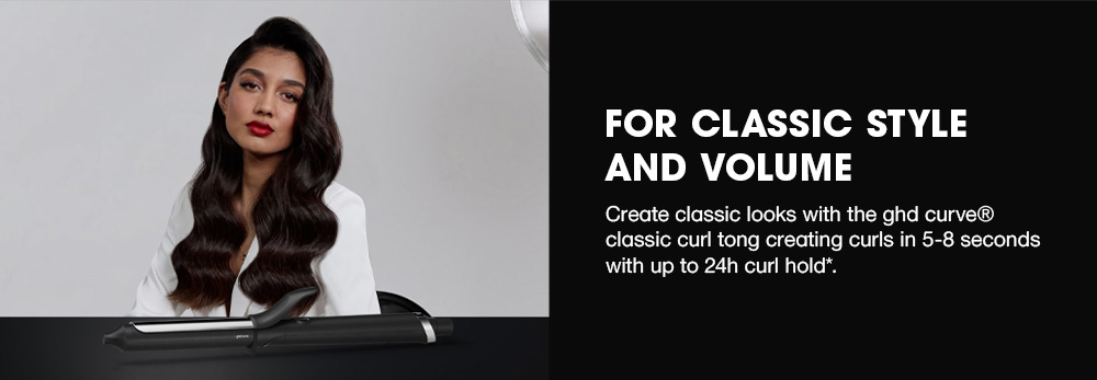 GHD Curve Classic Curl Tong (26mm barrel) - , create curls in 5-8 ...