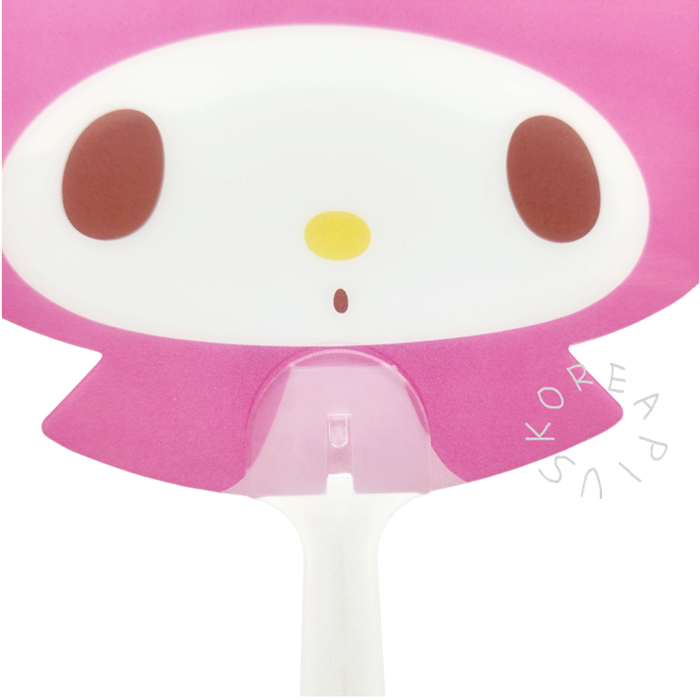 [SANRIO] Face-Shaped Hand Fan (Mymelody Kitty) | Shopee Malaysia