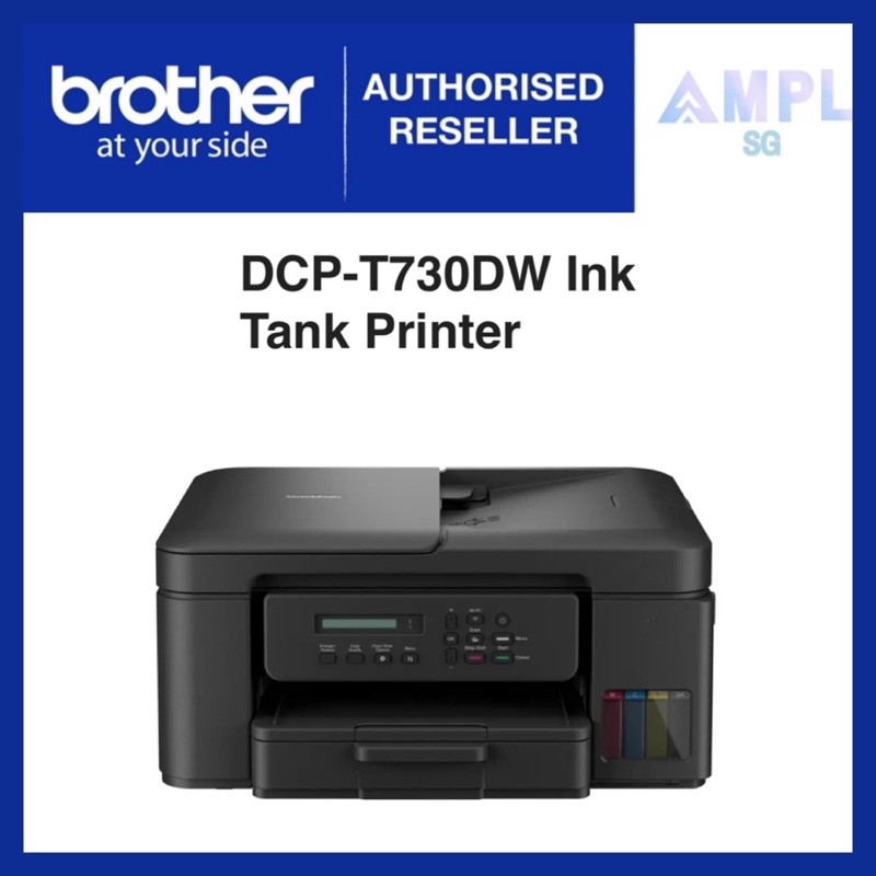 NEW DCP-T730DW Ink Tank Printer | Print Scan Copy | Auto 2-sided ...