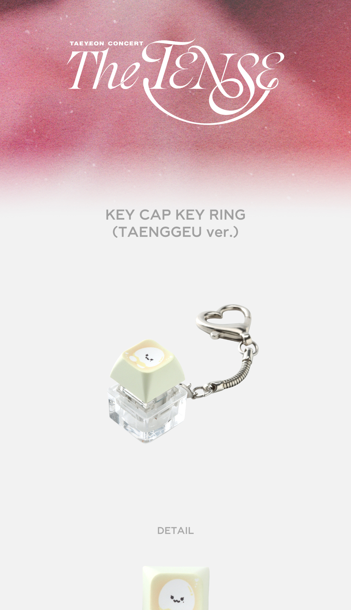 (KEY CAP KEY RING) TAEYEON [THE TENSE] CONCERT MD (2025) | Shopee Malaysia