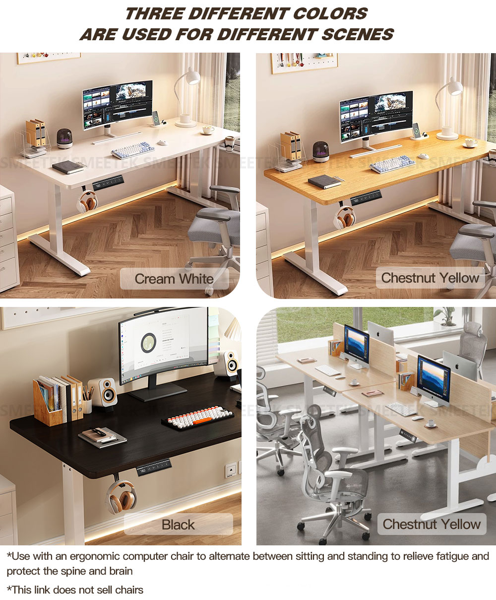 height adjustable desk electric height adjustable table leg home office ...