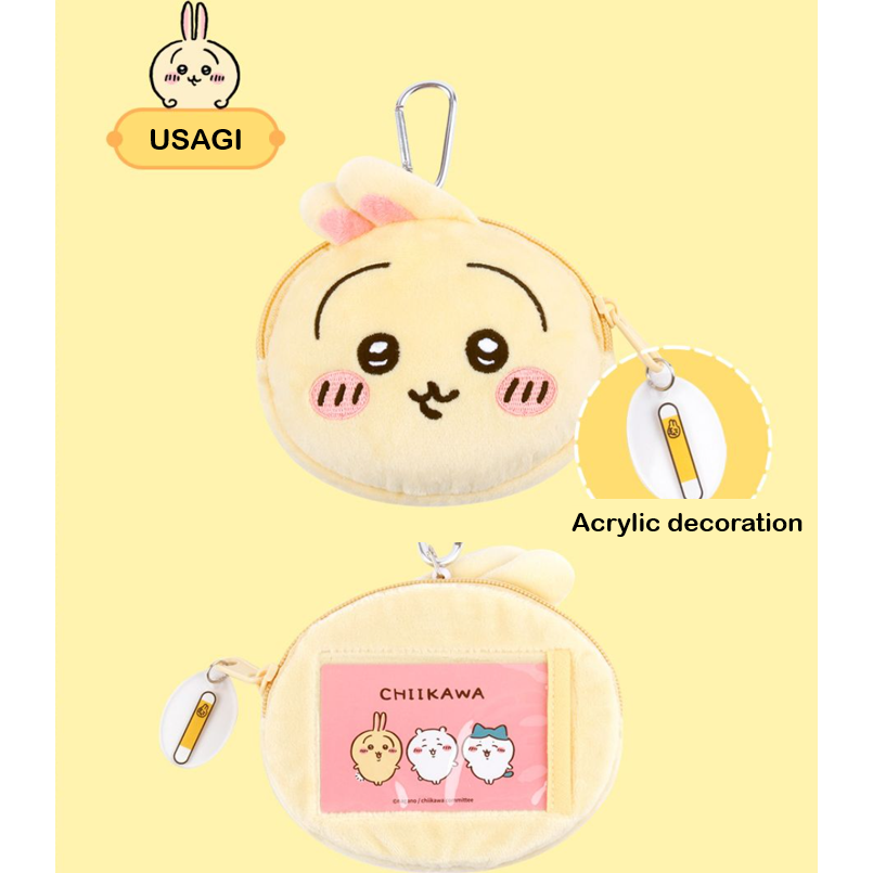 [CHIIKAWA] Coin wallet doll pouch(HACHIWARE/CHIIKAWA/USAGI) | Shopee ...