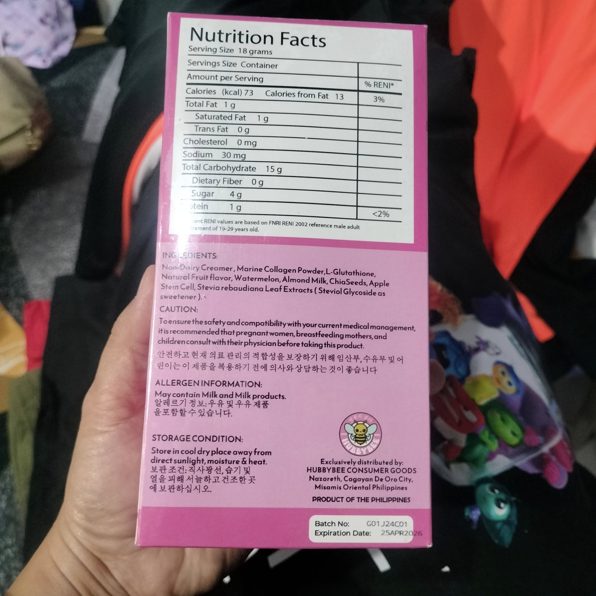 HUBBYBEE Premium Collagen Booster Mix 18gx10 sachets | Shopee Malaysia