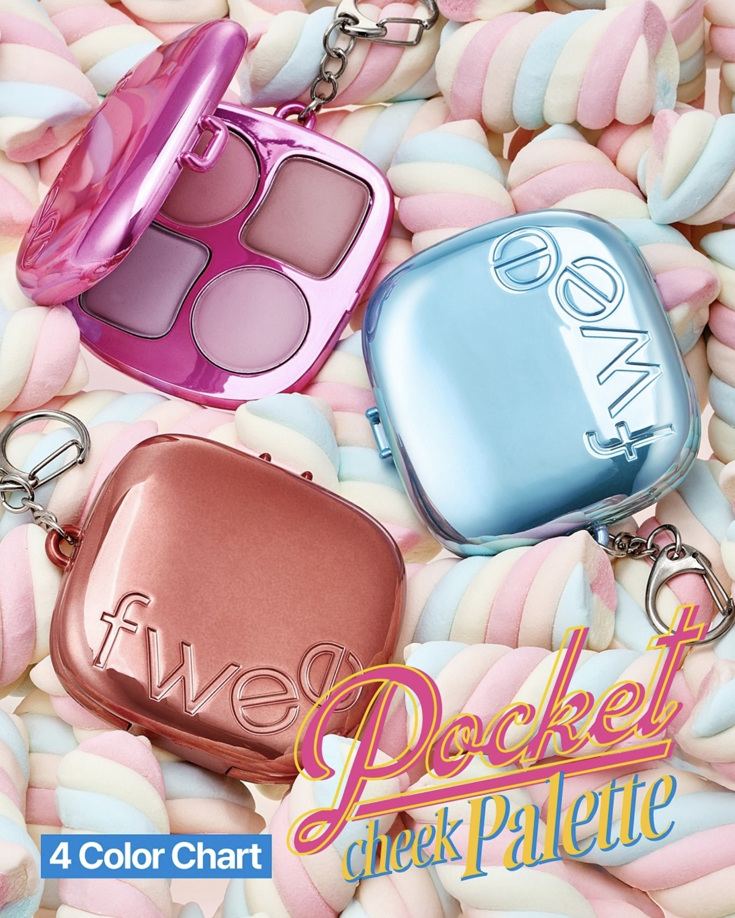 Fwee Pocket Cheek Palette 4colors(Free gift) | Shopee Malaysia