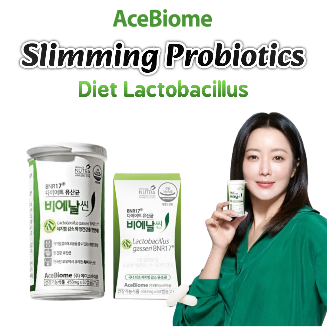 [AceBiome] BNRThin Probiotic, Lactobacillus gasseri BNR17, 10 Billion CFU Guaranteed, Digestive ...