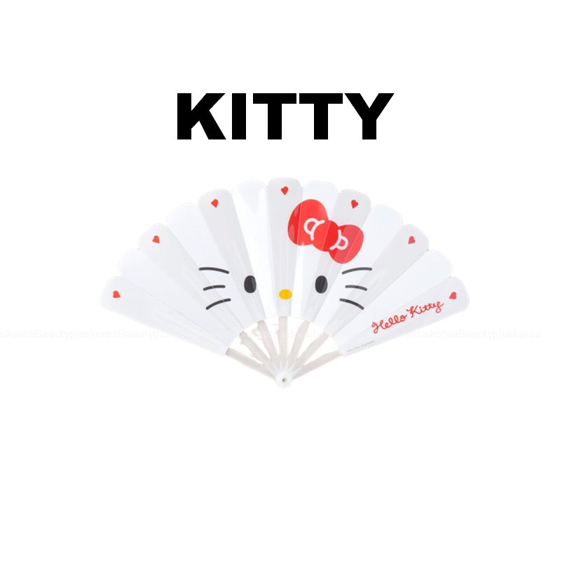 [DAISO] Foldable Hand Fan (Kitty / Mymelody) | Shopee Malaysia