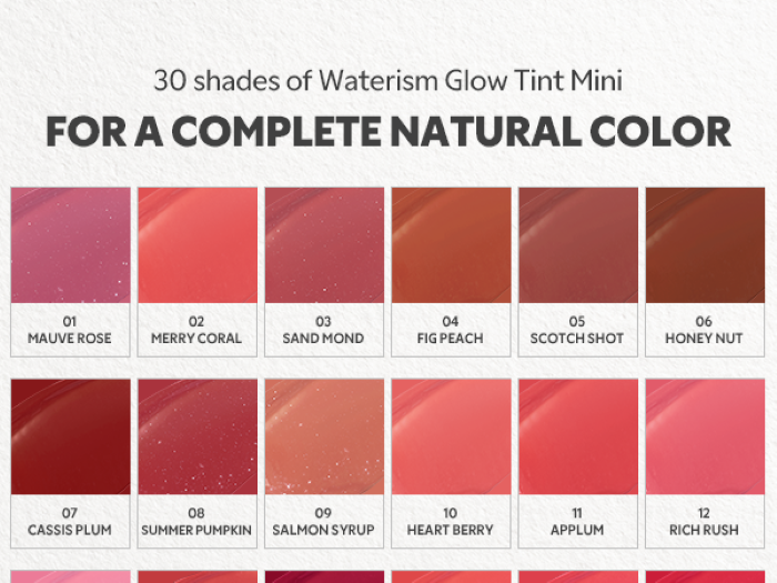 [TIRTIR] Waterism Tinted Lip Gloss Lip Tint 1.8g / 30 Colors (Mini ver ...