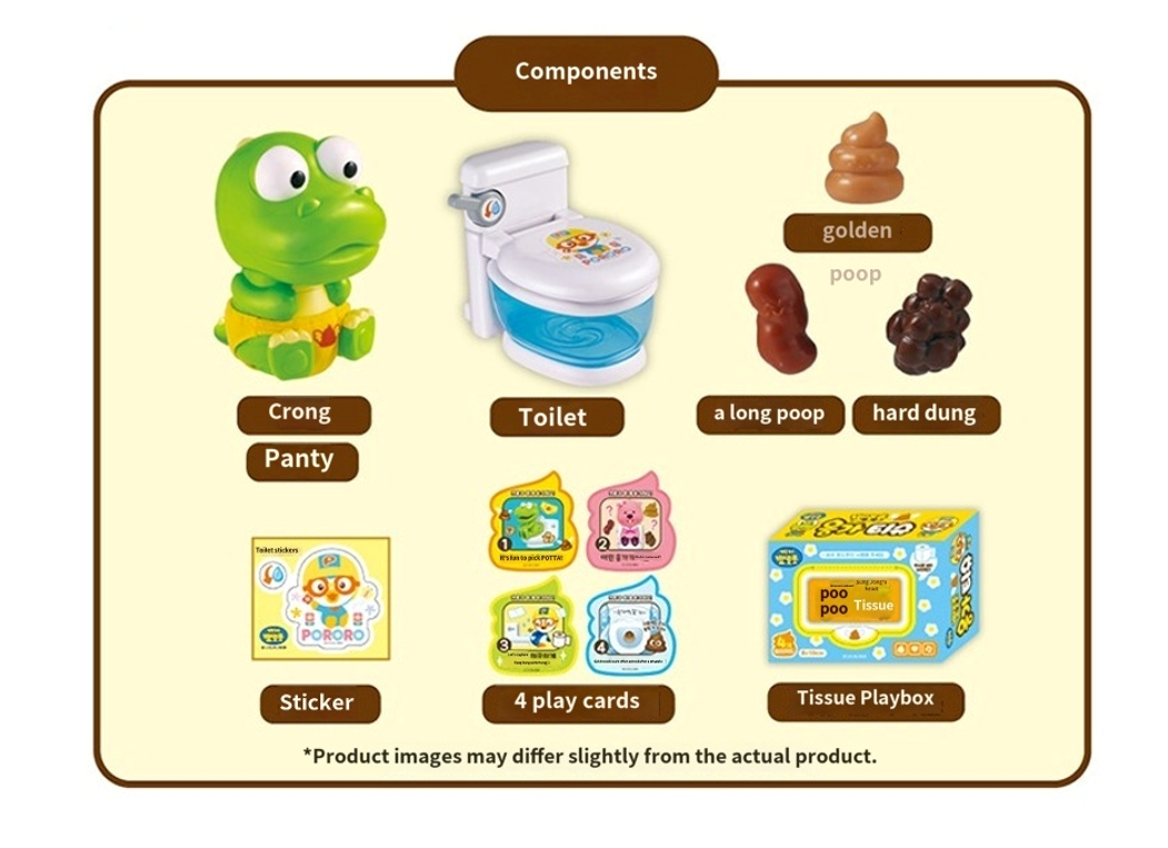 [PORORO] Crong Poop Play Toy | Shopee Malaysia