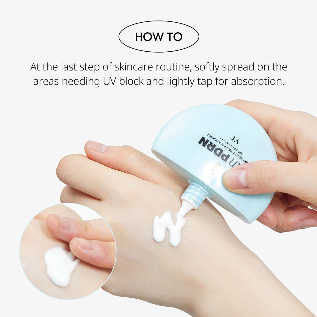 [VT] PDRN Moist Tone-up Sun Essence 50ml Watery sun essence SPF 50+, PA ...