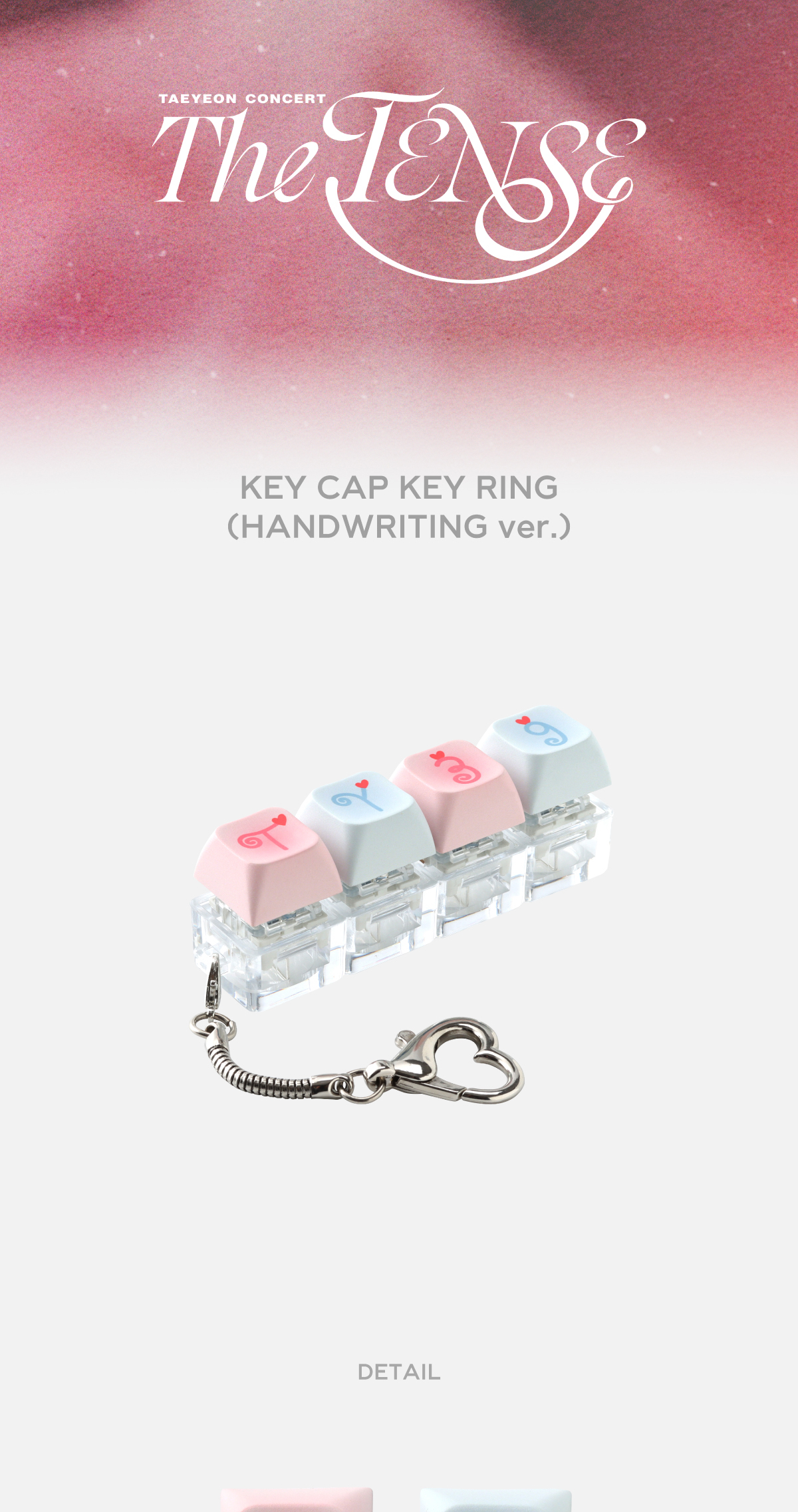 (KEY CAP KEY RING) TAEYEON [THE TENSE] CONCERT MD (2025) | Shopee Malaysia