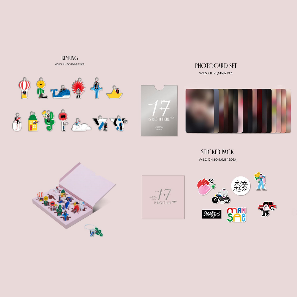 SEVENTEEN - BEST ALBUM [17 IS RIGHT HERE] (Deluxe Ver.) | Shopee Malaysia
