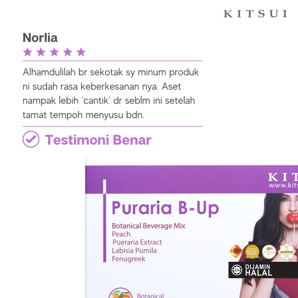 KITSUI PURARIA B UP (BREAST) | Shopee Malaysia