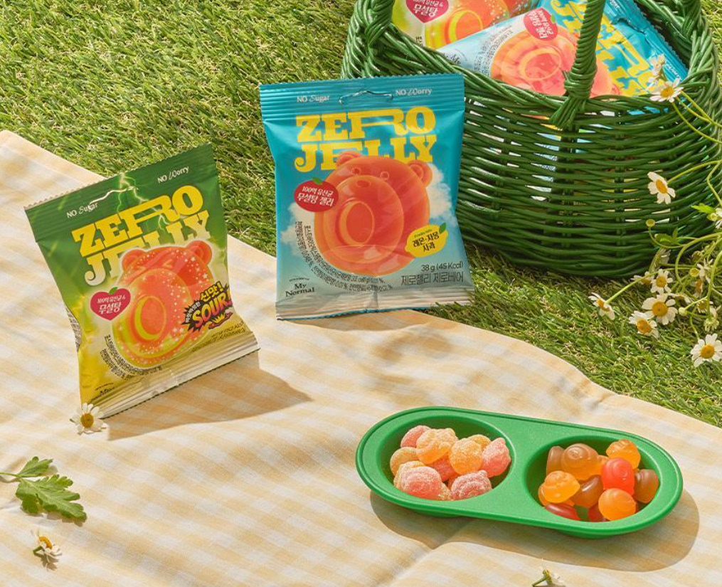 [My Normal] Zero Jelly Sour Bear 42gㅣ Zero Bear 38g No Sugar Korean ...