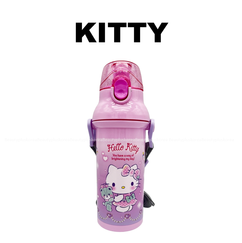 [LILFANT] Anchor One Touch Water Bottle 480ml (Kitty Cinnamoroll Mymelody Kuromi Pompompurin ...