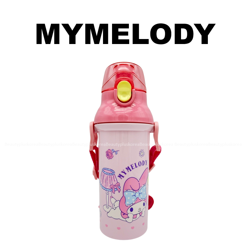 [LILFANT] Anchor One Touch Water Bottle 480ml (Kitty Cinnamoroll Mymelody Kuromi Pompompurin ...