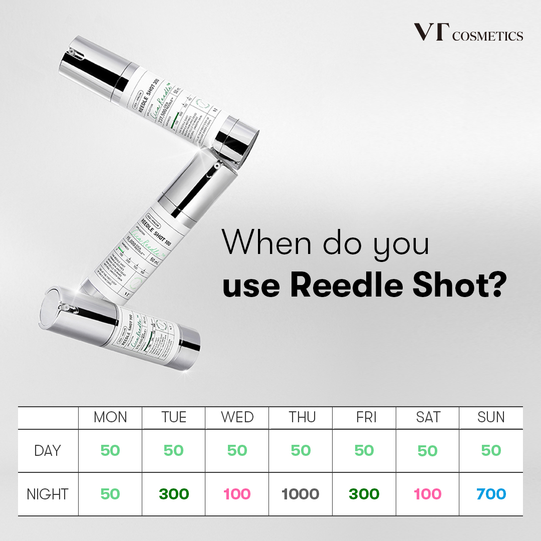 [VT] REEDLE SHOT 100 / 300 / 700 skin starter, skin absorption improvment | Shopee Malaysia