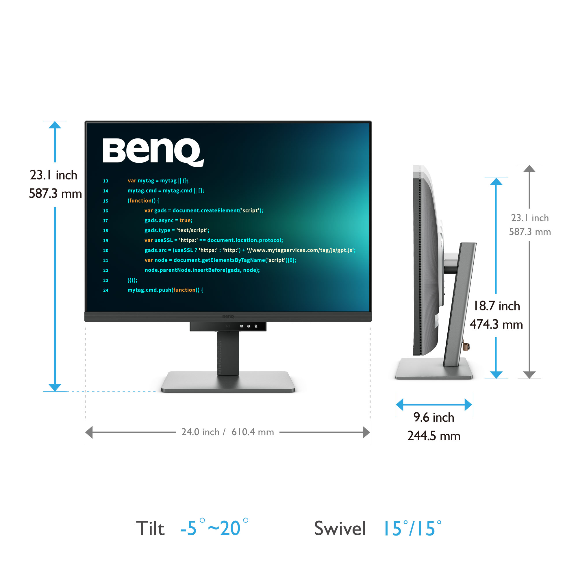 [NEW] BenQ RD280U Programming Monitor｜28” 4K+｜Coding Modes｜ USB Type-C ...