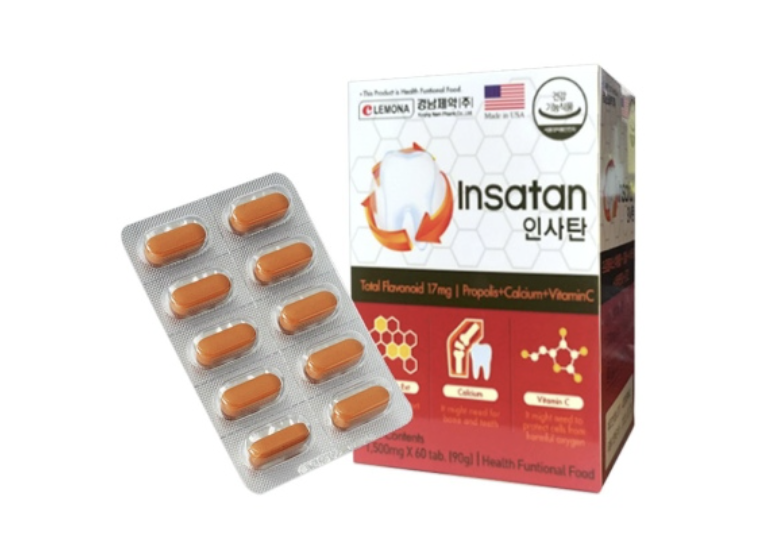Kyungnam Pharmaceutical Insatan Propolis Calcium Tooth and Bone ...