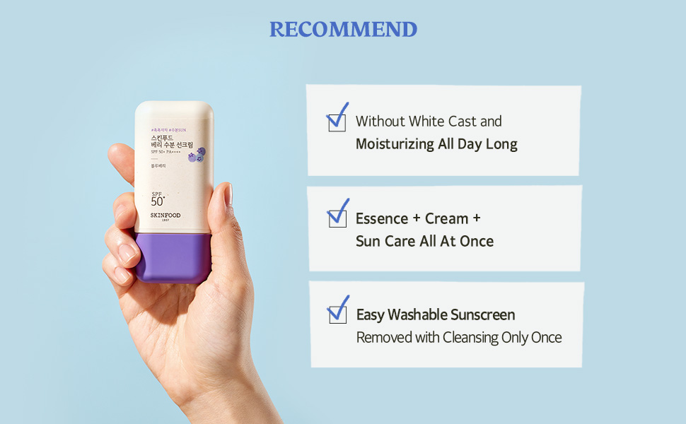 [SKINFOOD Official] Berry Moisturizing Chemical Sunscreen 50ml SPF 50 ...