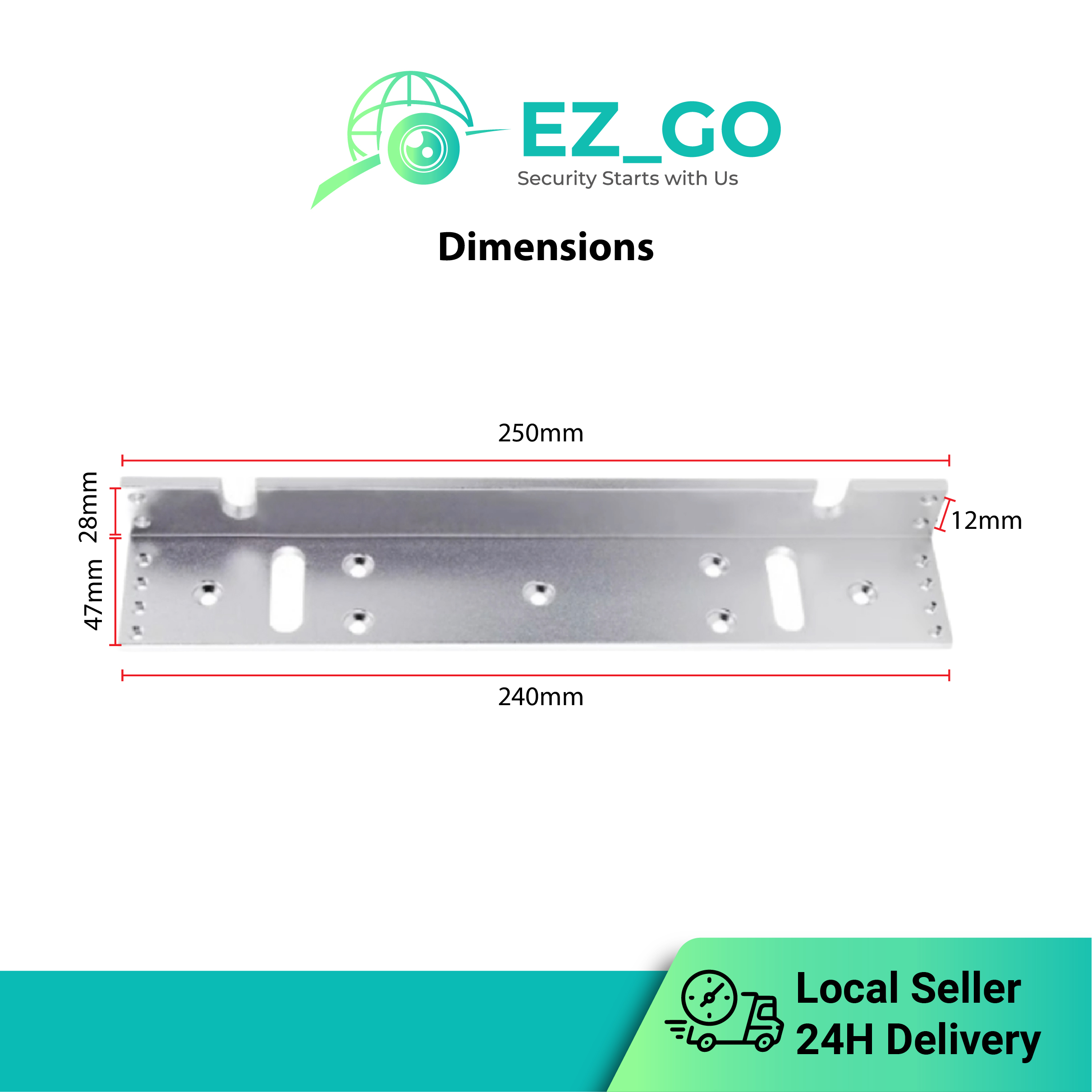 [SG SELLER] Door Bracket EM Lock Bracket/Fire rated door bracket/L ...