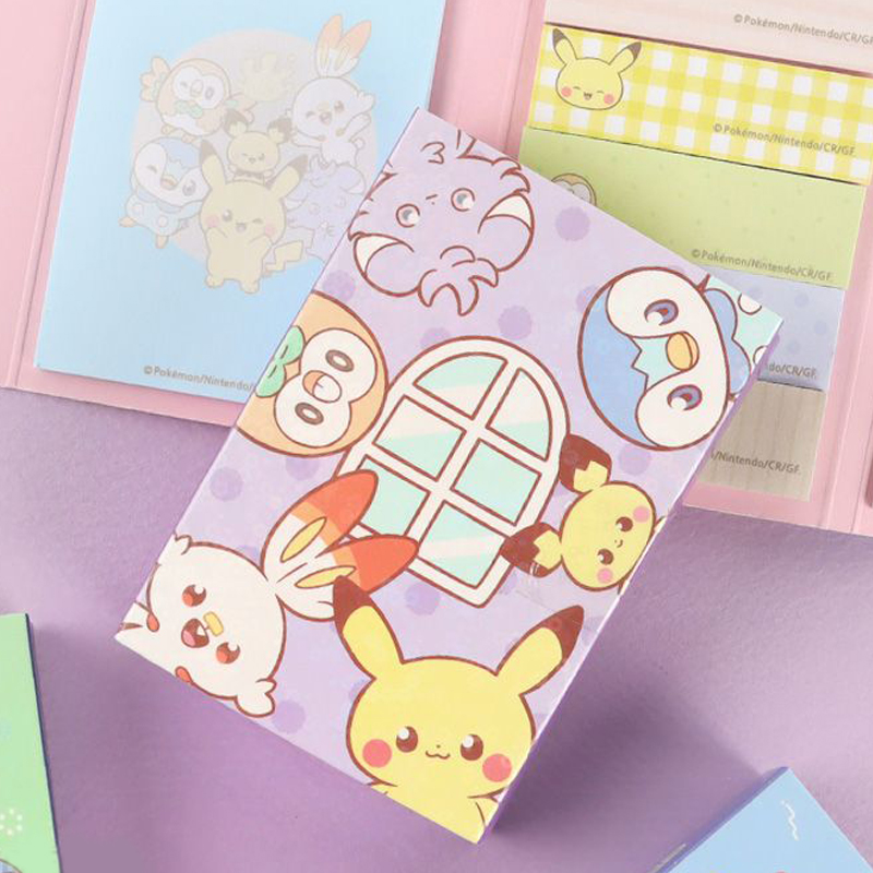 Pokemon Pokepeace Pikachu Sticky Memo Notes Pad Book Korean Stationery ...
