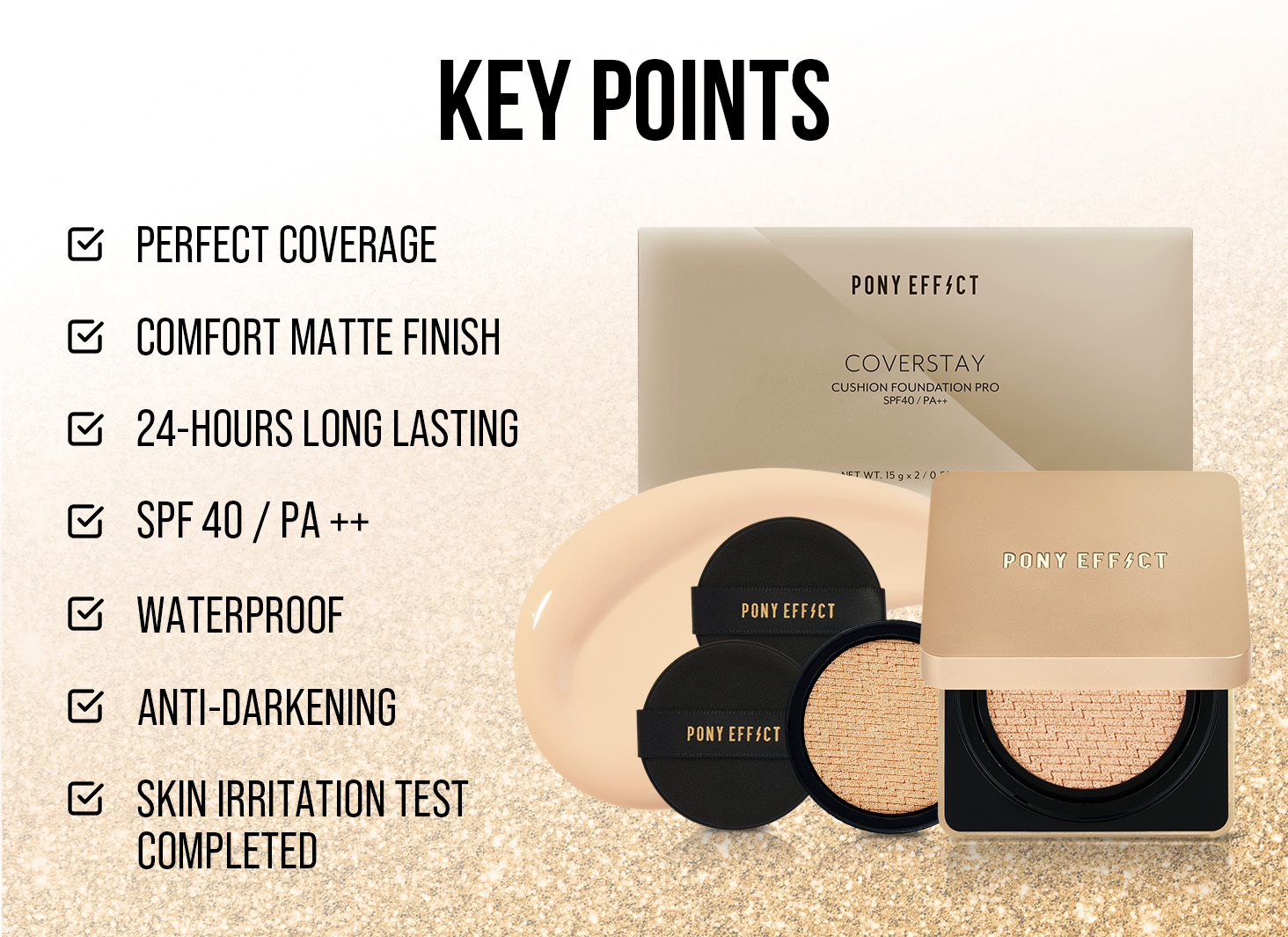[PONY EFFECT Official] Coverstay Cushion Foundation Pro | long lasting ...