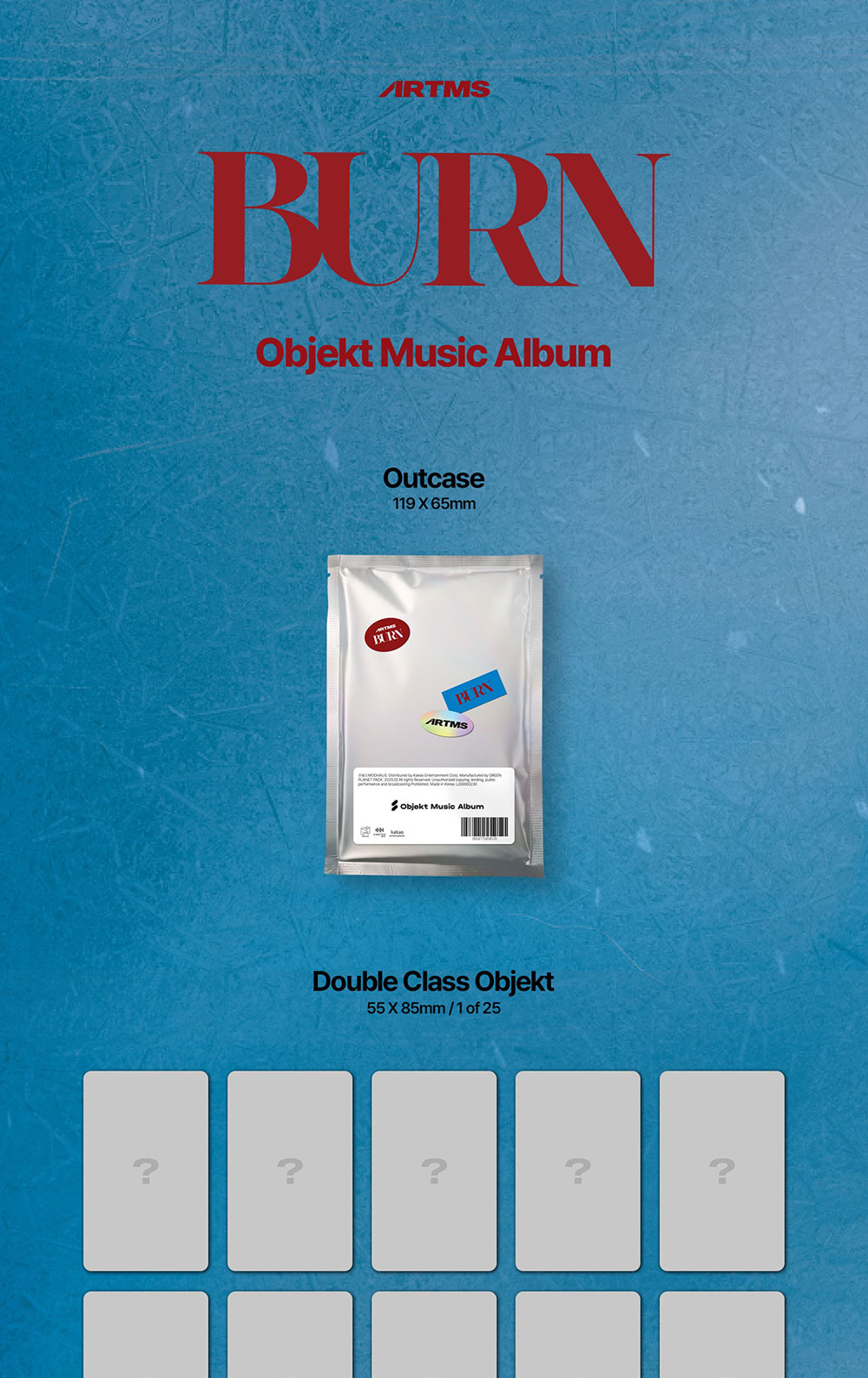 (OBJEKT MUSIC ALBUM ver.) ARTMS [BURN] Mini Album (1st Apr.2025 ...