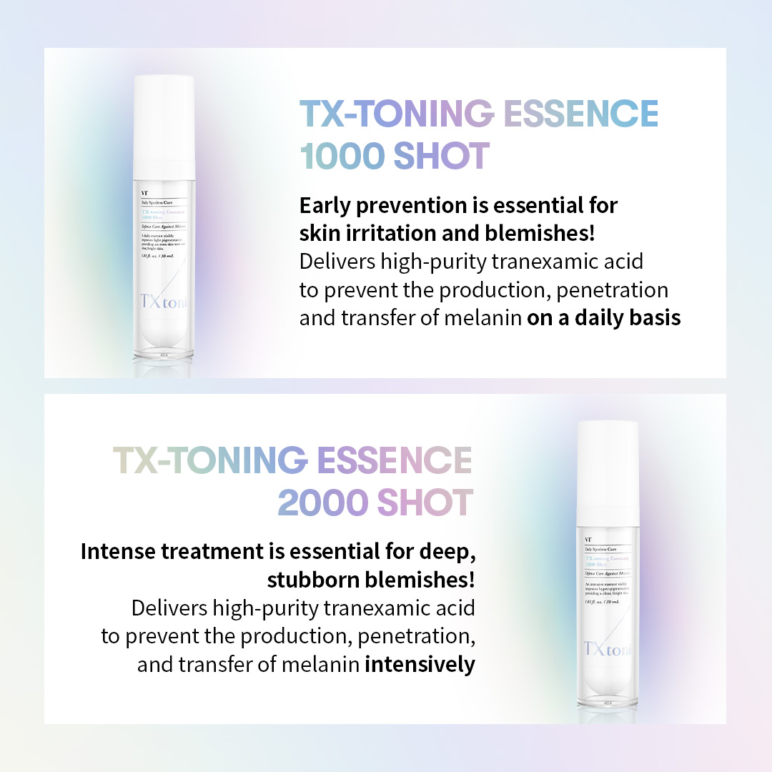 [VT] TX-Toning Essence 1000, 2000 30ml Tranexamic Acid, Melanin & Hyperpigmentation Dark Spot ...